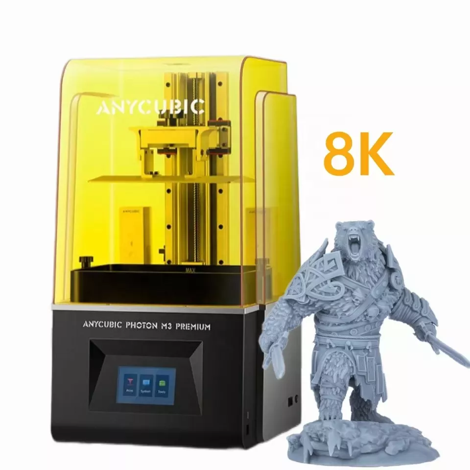 Anycubic M3 Premium 8K High Precision Print Size 219x123x250mm 3D ...