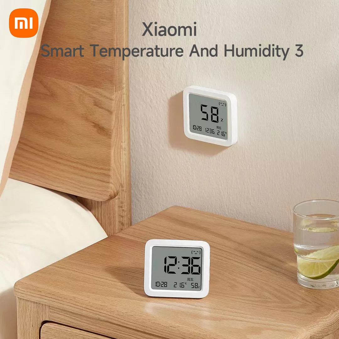 XIAOMI Mijia Bluetooth Thermometer 3 Wireless Smart Electric Digital Hygrometer Temperature and ...