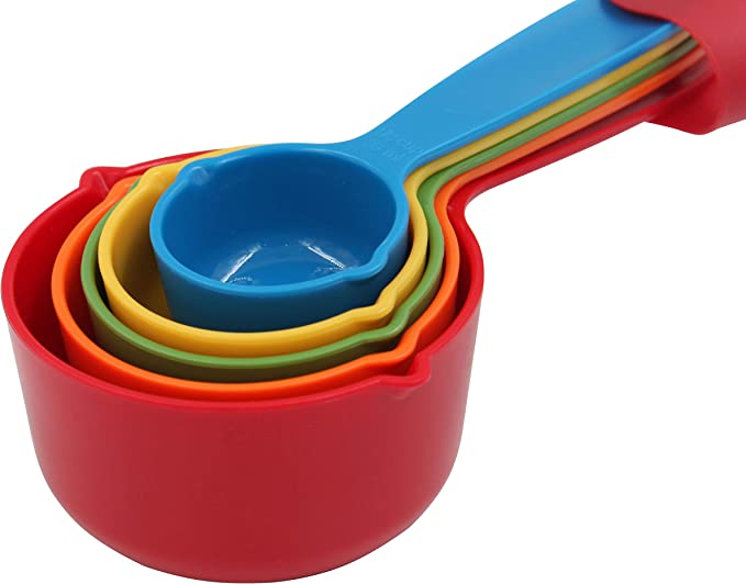 Plastic Measuring Spoons rainbow color tools - Buy Online at Best Price ...