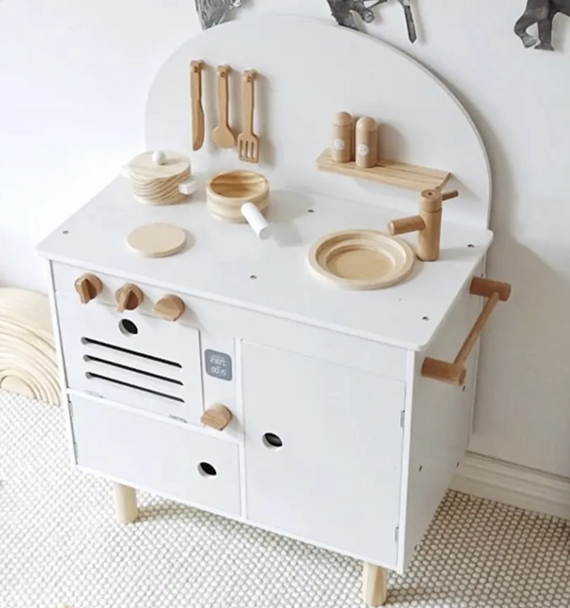 Woody Buddy - Vintage Kitchen - White - Buy Online at Best Price in UAE ...