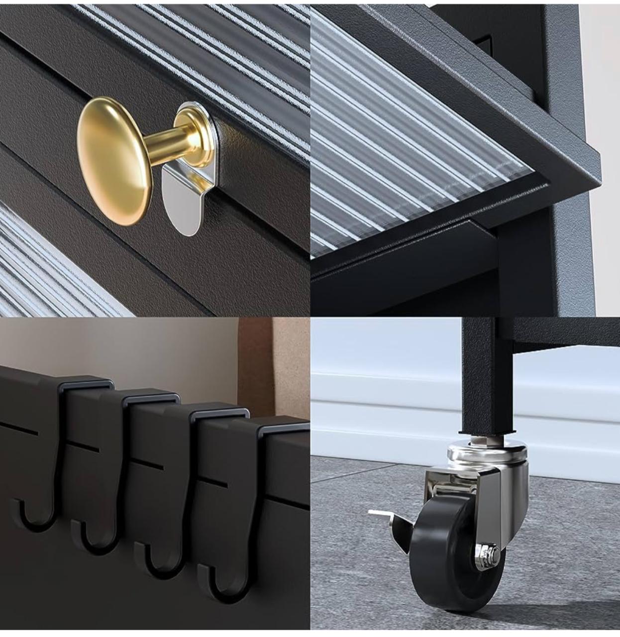 4 Layer Floor Standing Kitchen Storage Rack - Buy Online at Best Price ...