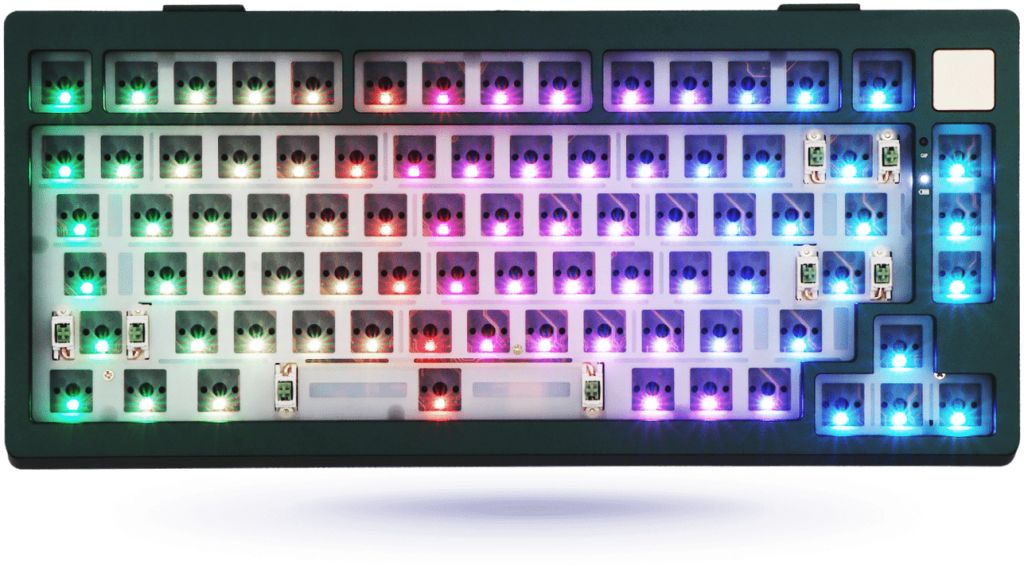 KiiBOOM Moonshadow 81 Aluminum VIA/QMK USB-C Wired Hot-Swappable ...