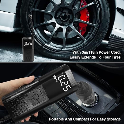Digital Tyre Inflator Air Compressor - Buy Online at Best Price in UAE ...