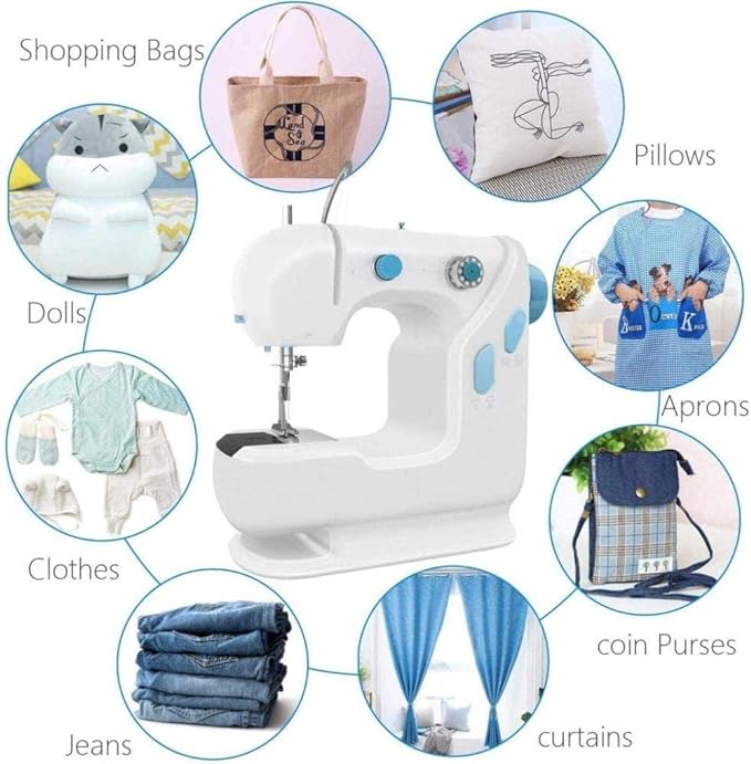 Portable Sewing Machine, mini Beginner Electronic Quilting Machine ...