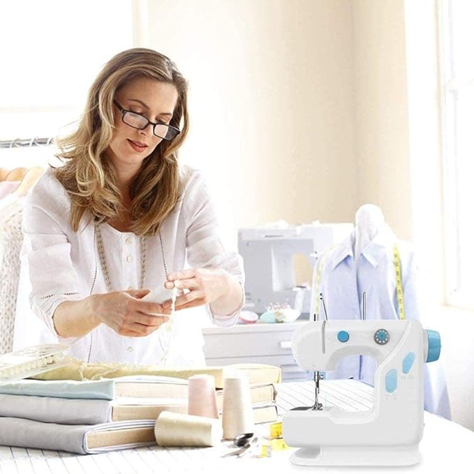 Portable Sewing Machine, mini Beginner Electronic Quilting Machine ...