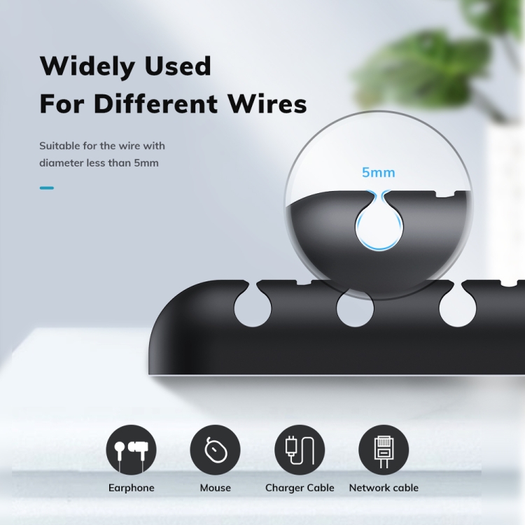 TOPK L35 Desktop Cable Organizer Data Cable Earphone Storage Cable ...