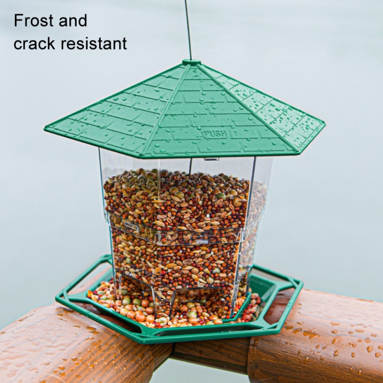 Outdoor Hanging Collapsible Bird Feeder Garden Sun and Frost Resistant ...