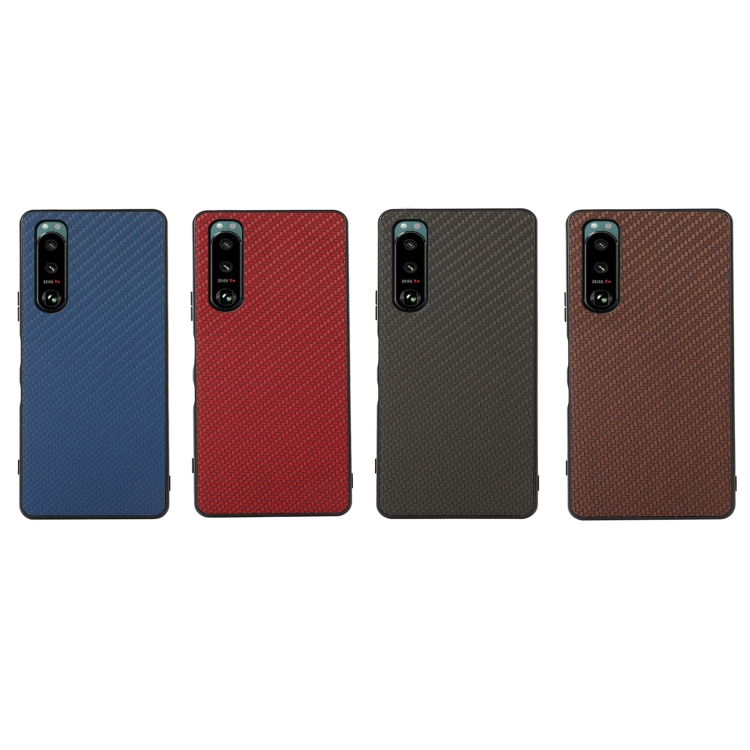 Carbon Fiber Skin PU + PC + TPU Shockprof Protective Case - Buy Online ...