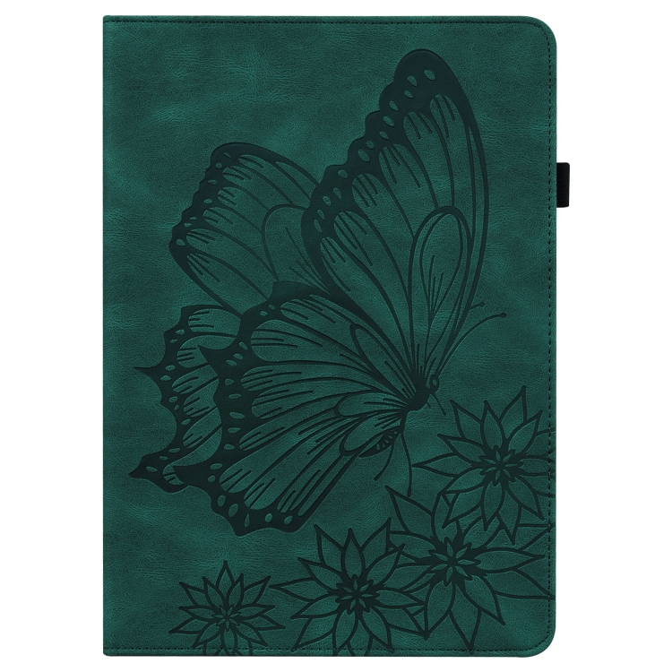 Big Butterfly Embossed Smart Leather Tablet Case - Buy Online at Best ...