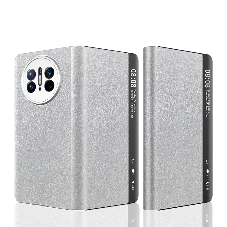 Retro Magnetic Side Window View Leather Smart Phone Case - Buy Online ...