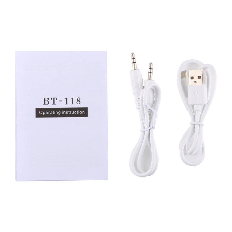 BT-118 Mini Wireless Bluetooth Speaker with Breathing Light, Support Hands-free / TF Card / AUX ...