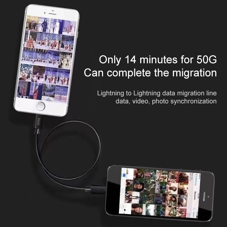 8 Pin to 8 Pin Data Migration Cable, Support Charging, Cable Length ...