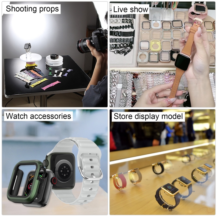 For Apple Watch Series 8 45mm Black Screen Non-Working Fake Dummy ...
