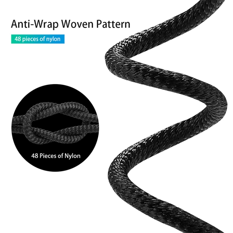 M11 3A USB to Micro USB Nylon Braided Magnetic Data Cable, Cable Length ...