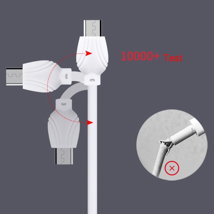 awei CL-61 2 in 1 2.5A Micro USB Charging + Transmission Aluminum Alloy ...
