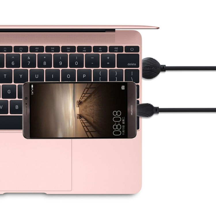 awei CL-61 2 in 1 2.5A Micro USB Charging + Transmission Aluminum Alloy ...