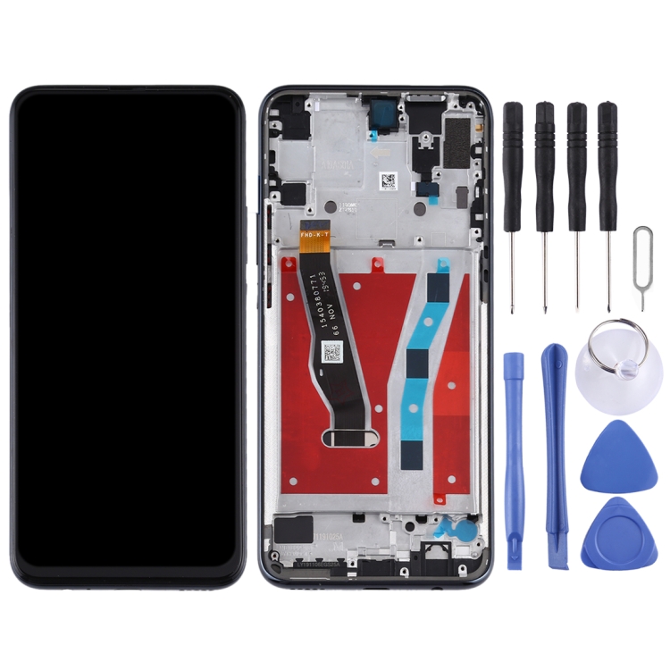 LCD Screen and Digitizer Full Assembly with Frame for Huawei Enjoy 10 ...