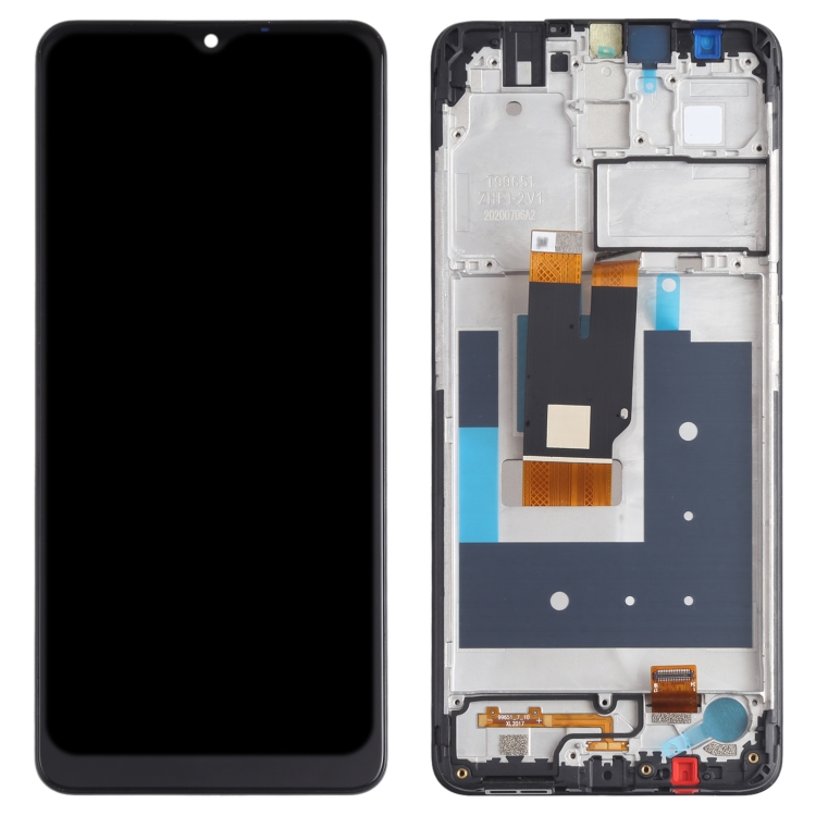 LCD Screen and Digitizer Full Assembly with Frame for Nokia 2.4 TA-1277 ...
