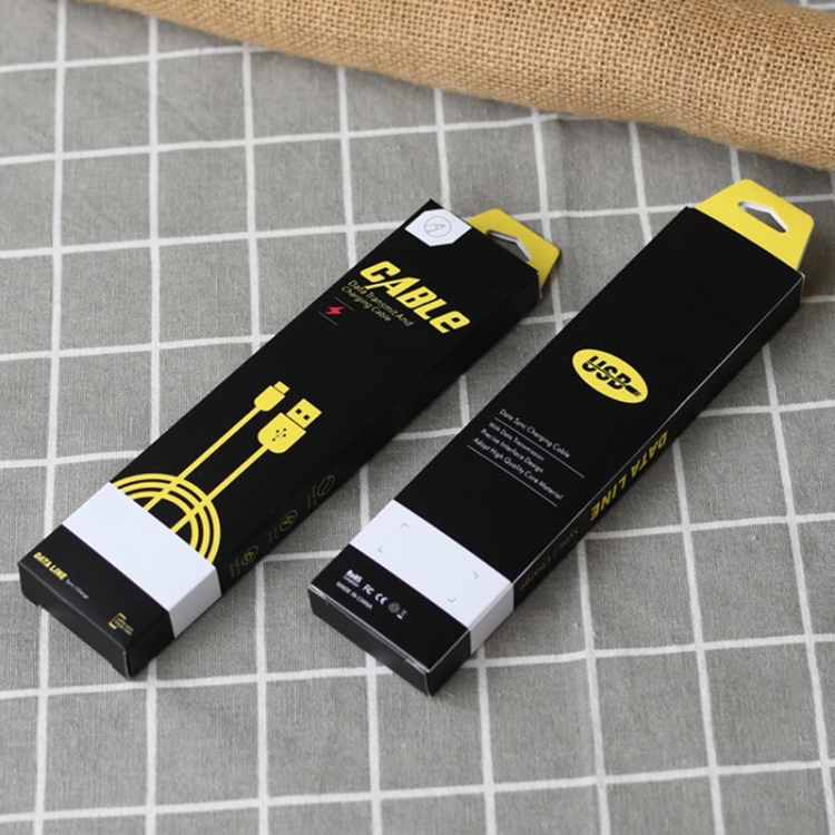 50 PCS Data Cable Packaging Carton Mobile Phone Charging Cable Storage ...