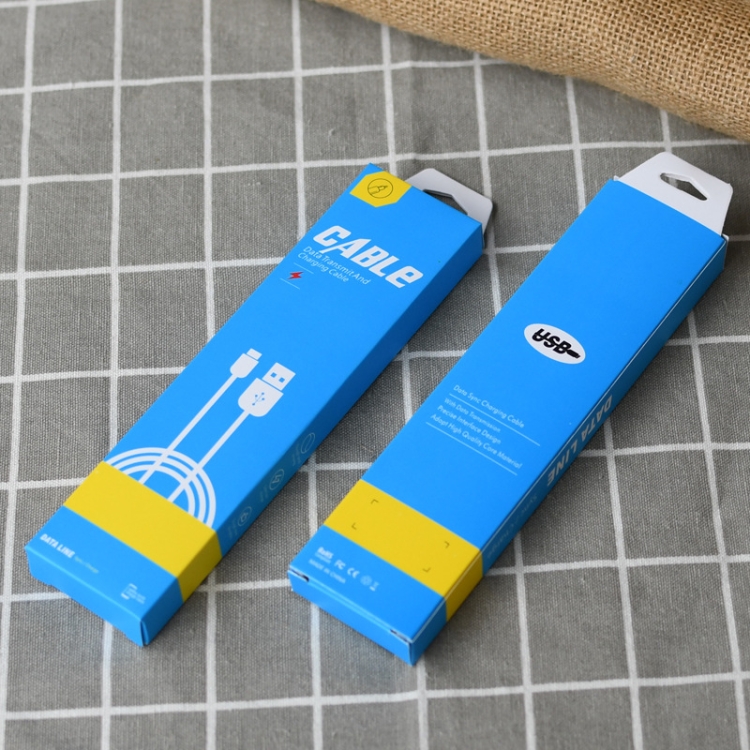 50 PCS Data Cable Packaging Carton Mobile Phone Charging Cable Storage ...