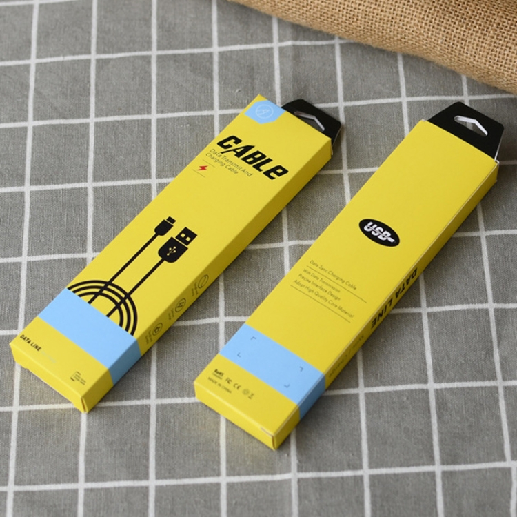 50 PCS Data Cable Packaging Carton Mobile Phone Charging Cable Storage ...