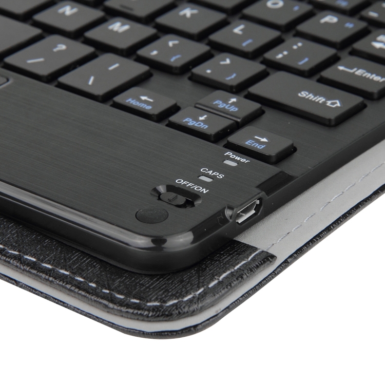 Universal Detachable Magnetic Bluetooth Keyboard Leather Case with ...