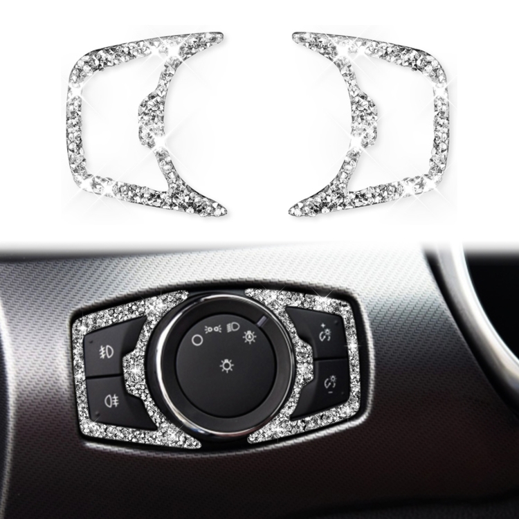 Car Headlight Diamond Decoration Sticker, Left and Right Drive - Buy ...