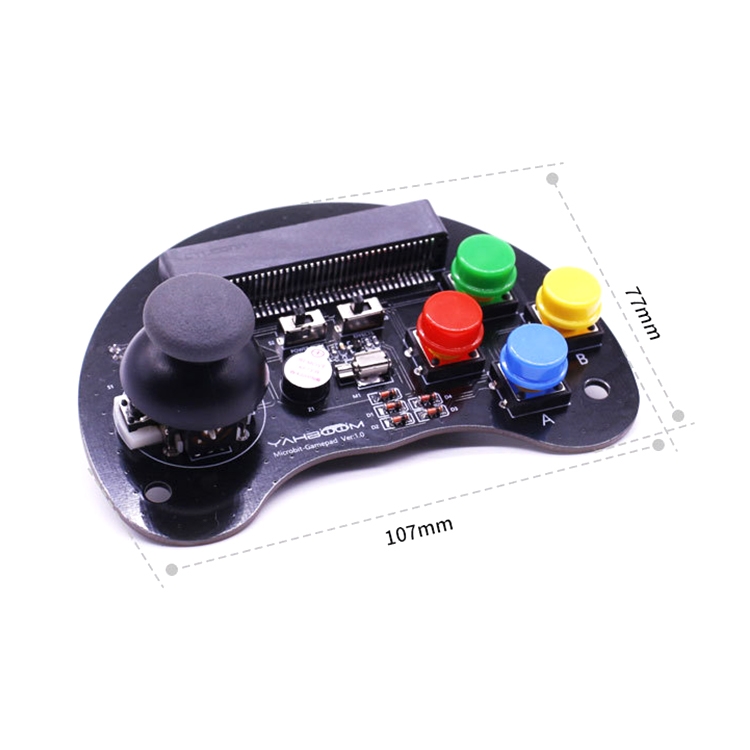Yahboom Microbit Basic Game Handle Board, Compatible with Micro:bit V2 ...