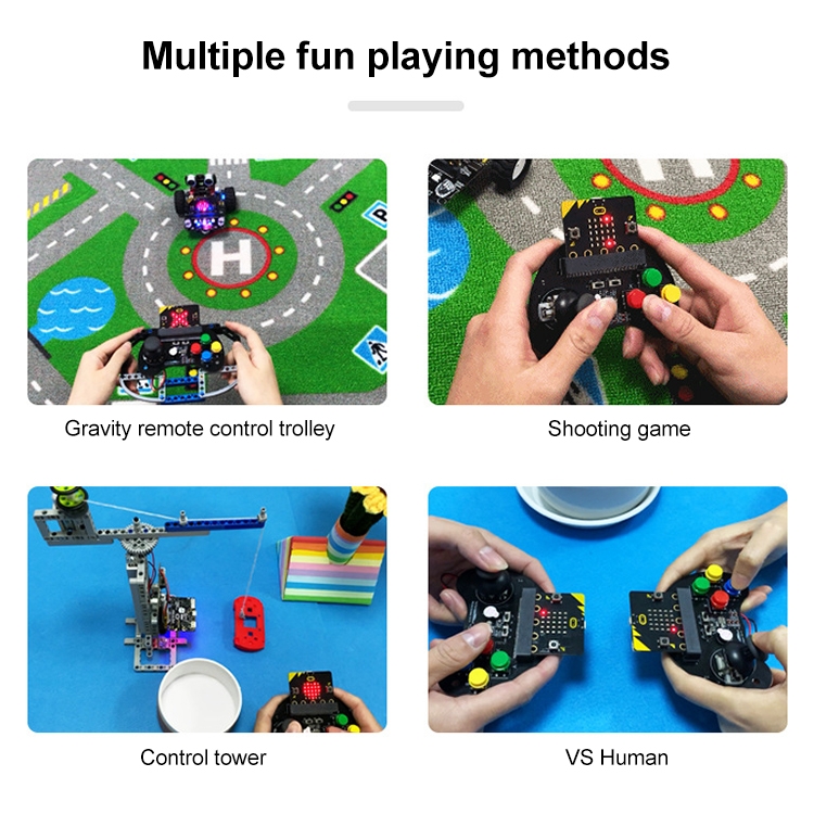 Yahboom Microbit Basic Game Handle Board, Compatible with Micro:bit V2 ...