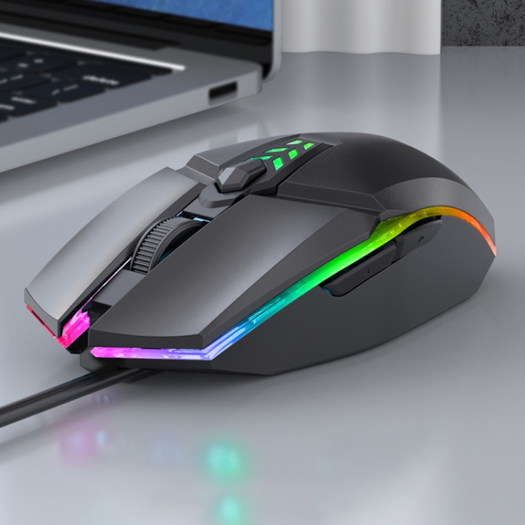 S700 Colorful Light USB Wired Office Gaming Mouse - Buy Online at Best ...