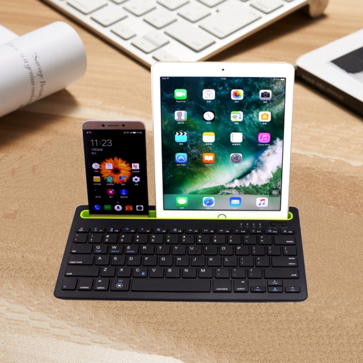 B908 Ultra-slim 78 Keys Bluetooth Wireless Keyboard with Concave Mobile ...