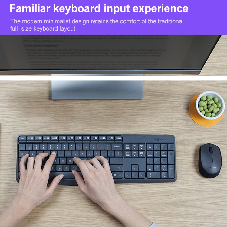 Logitech MK235 Wireless Keyboard Mouse Set - Buy Online at Best Price ...