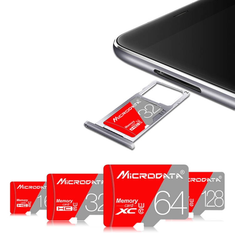 MICRODATA 256GB Class10 Red and Grey TF(Micro SD) Memory Card - Buy ...