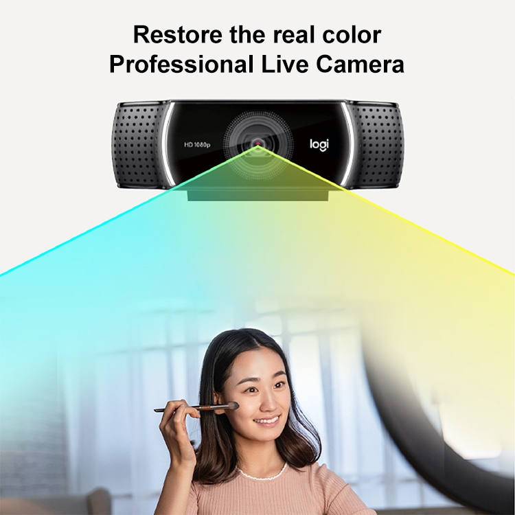Logitech C922 Pro HD Pro Autofocus Built-in Stream Webcam 1080P Web ...