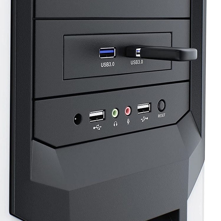 USB 3.0 Front Panel Floppy Disk Bay 20 Pin 2 Ports HUB Bracket Cable ...