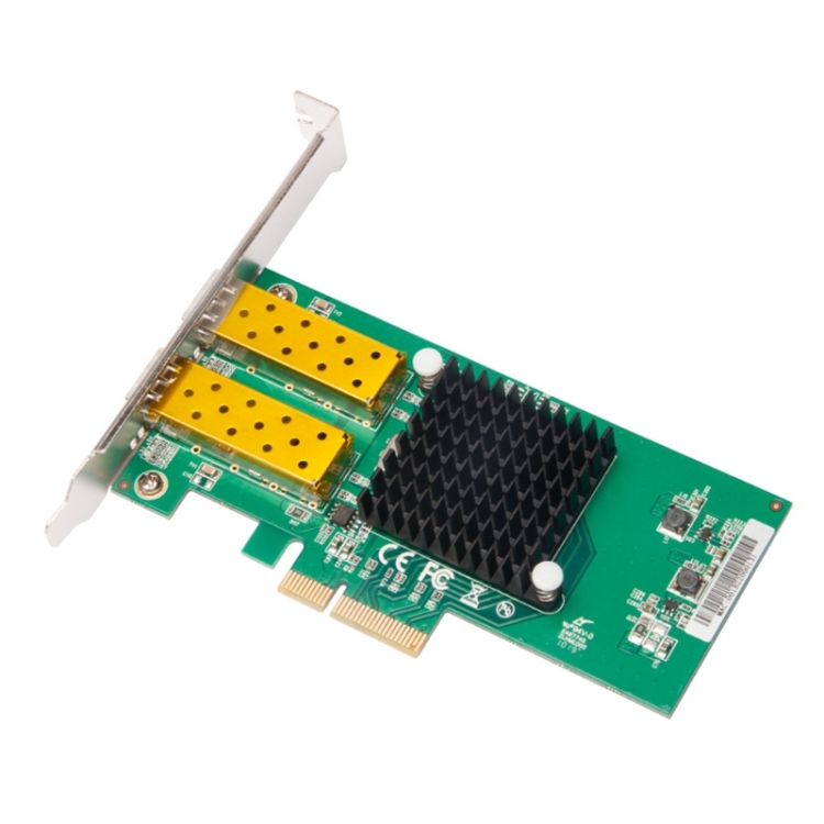 1000Mbps Ethernet PCIE to Dual Ports Fiber Optic Network Card - Buy ...
