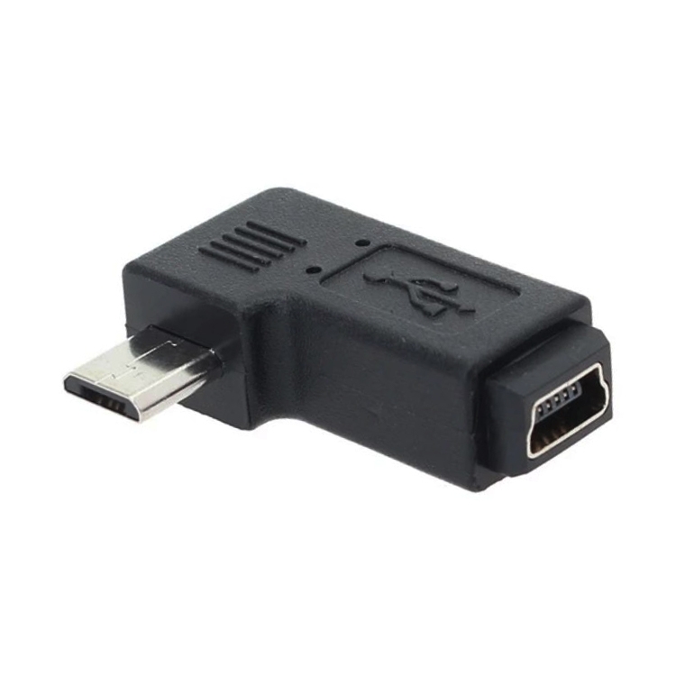 90 Degree Mini USB Female to Micro USB Male Adapter - Buy Online at ...