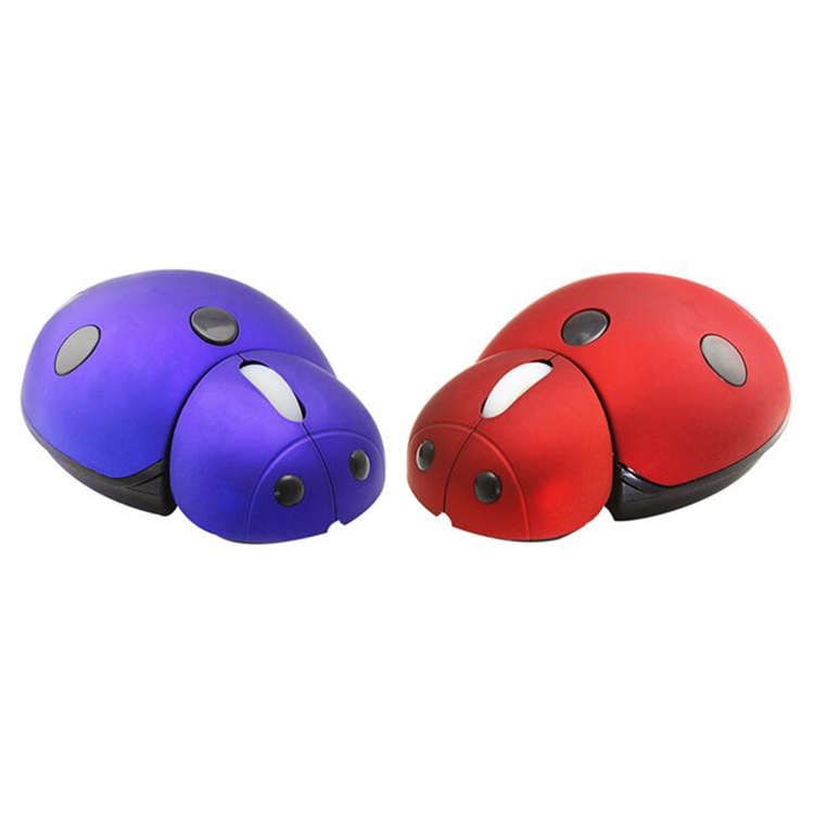 CM0184 3000 DPI 3-keys Mini Ladybug 2.4G Wireless Mouse Personalized ...