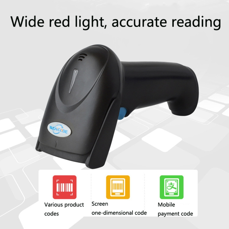 VS5905 One-Dimensional Wired Red Light Scanner Supermarket Express ...