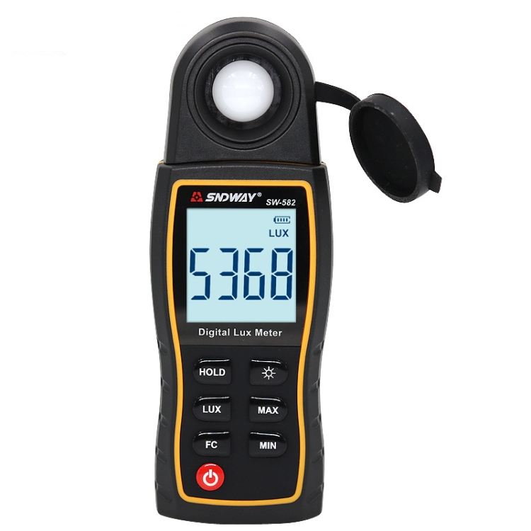 SNDWAY SW582 Handheld Digital Illuminance Meter High-Precision Digital ...