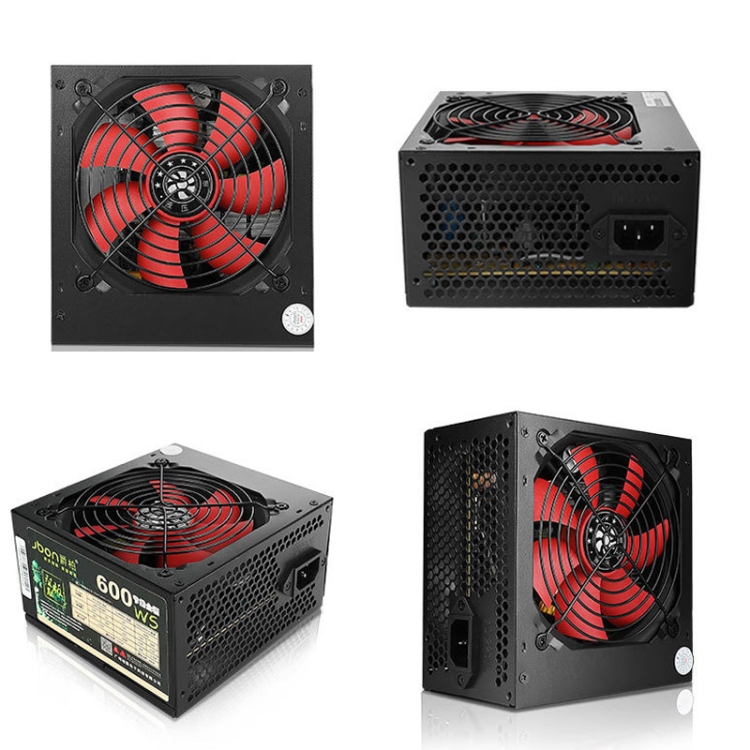 Jbon 600WS Rated 500W Dual 6Pin Desktop PC Power Supply - Buy Online at ...
