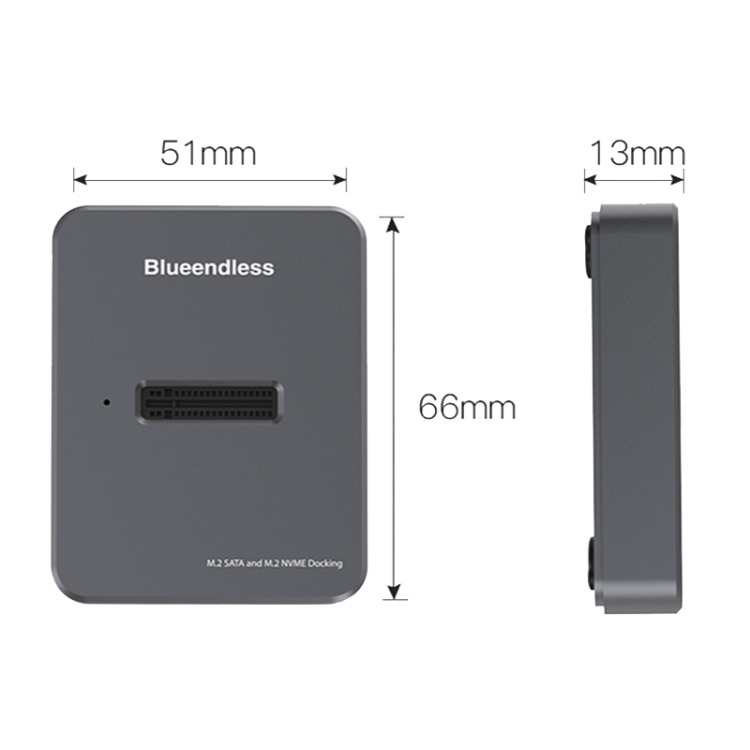 Blueendless SD03 M.2 SATA/NVME Dual Protocol Solid-State Hard Disk Base - Buy Online at Best ...