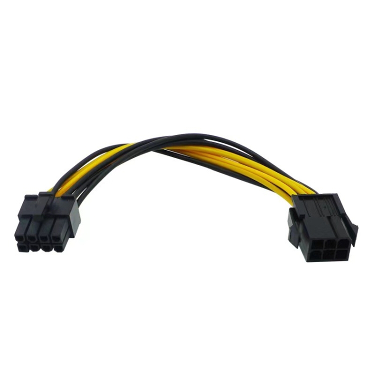 CPU 6 Pin To 8 Pin Graphics Card Computer Motherboard Power Cable - Buy ...
