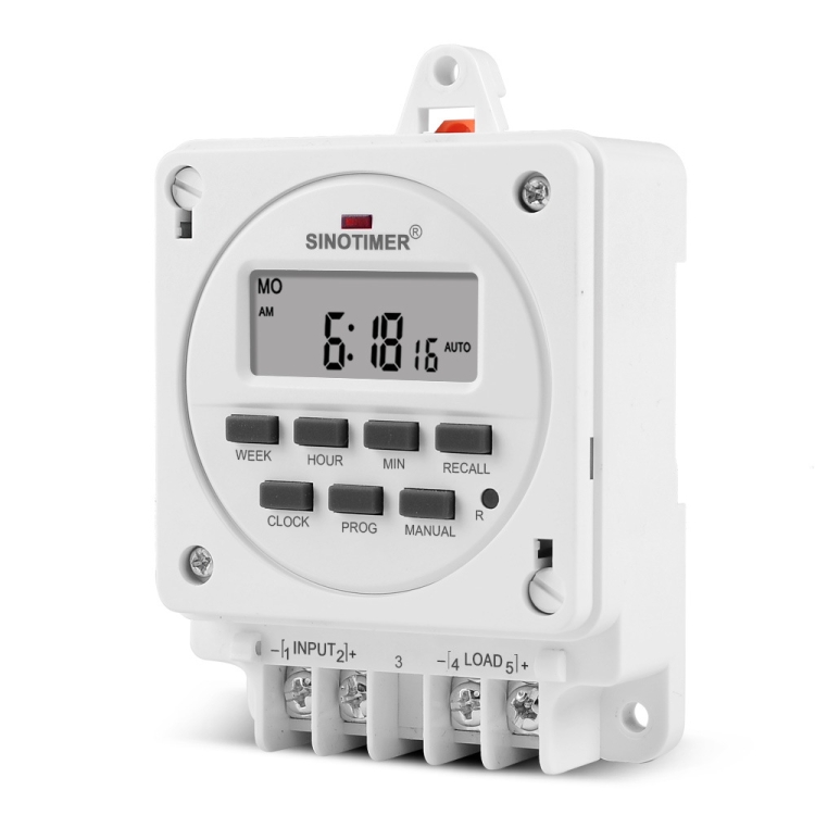 Smart Digital 7 Days Programmable Timer Switch 16a Controller With Mounting Base Buy Online At