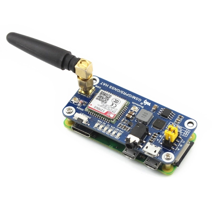 Waveshare GSM/GPRS/GNSS/Bluetooth HAT for Raspberry Pi - Buy Online at ...