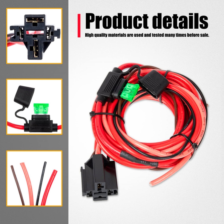 Universal 12V Electric Fuel Pump Relay Kit - Buy Online at Best Price ...