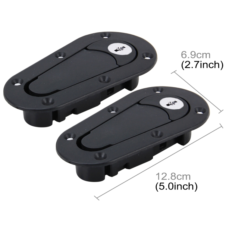 A Pair Car Modified Hood Lock General Racing Car Cover Lock with Keys ...