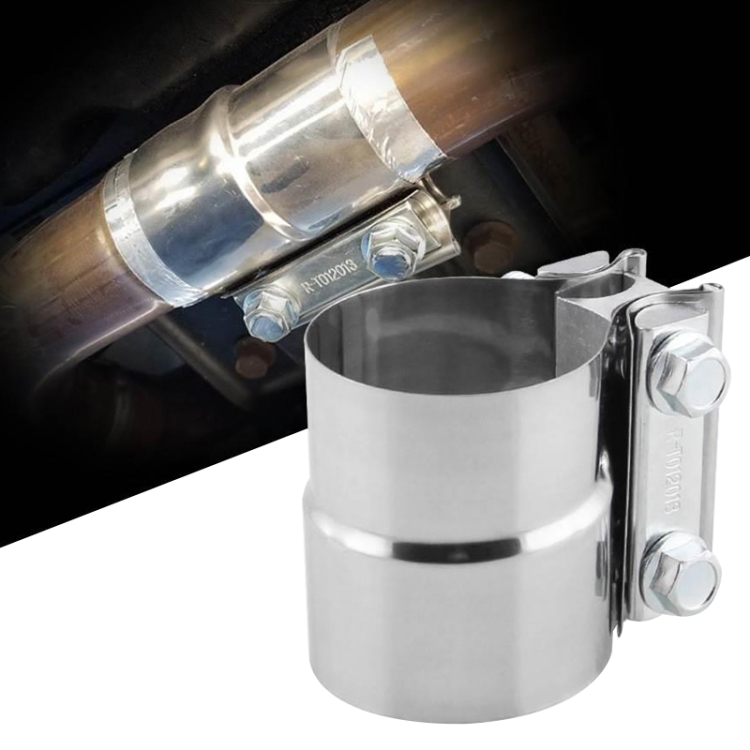 3 inch Car Turbo Exhaust Downpipe Stainless Steel Lap Joint Band Clamp ...