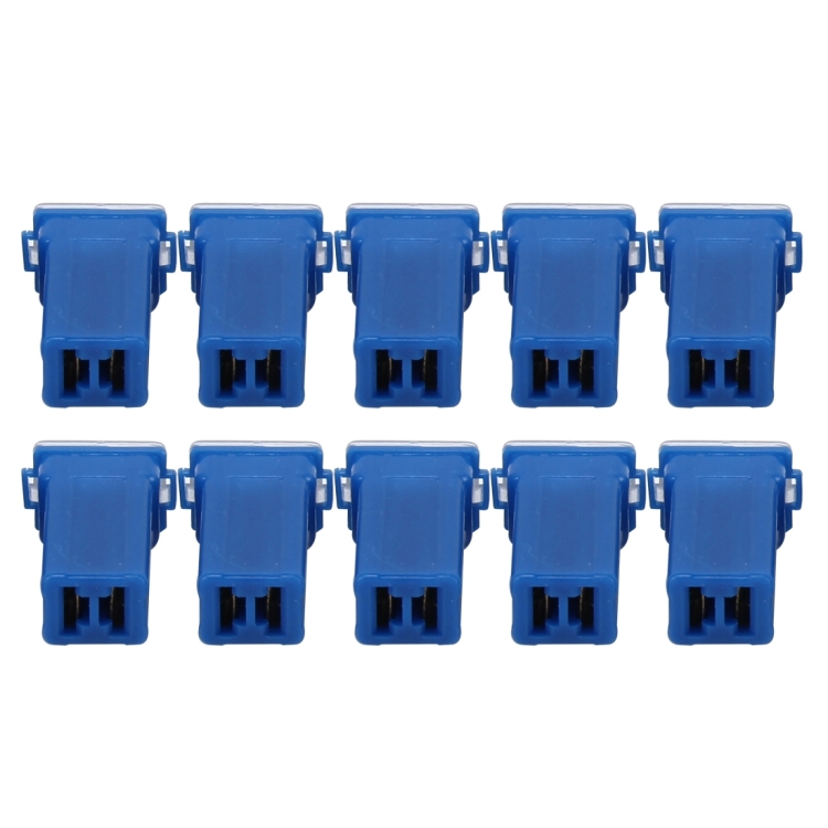 10 PCS Vehicle Car Plastic Shell Straight Female Terminal Push in Blade ...