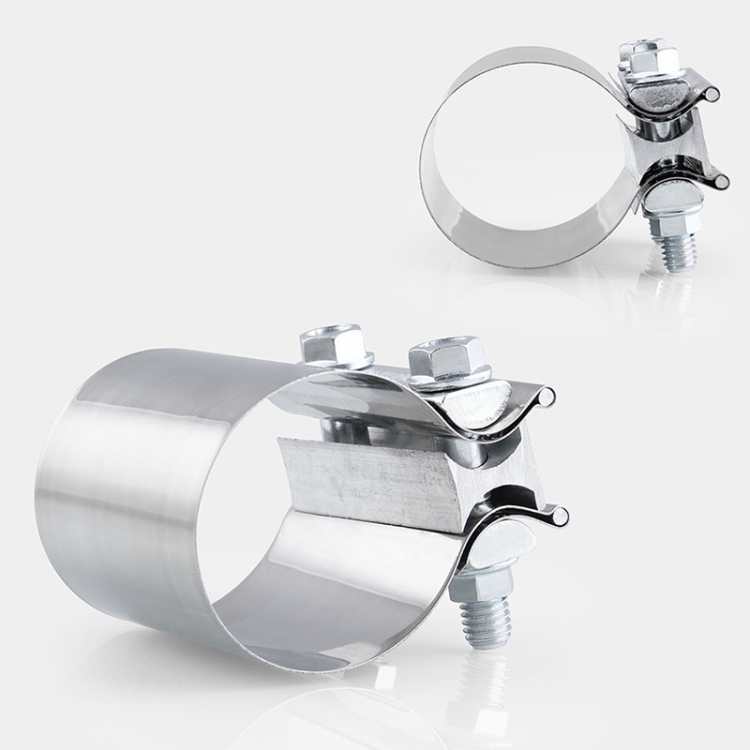 2.5 inch 63mm Car Turbo Exhaust Downpipe Stainless Steel Lap Joint Band ...
